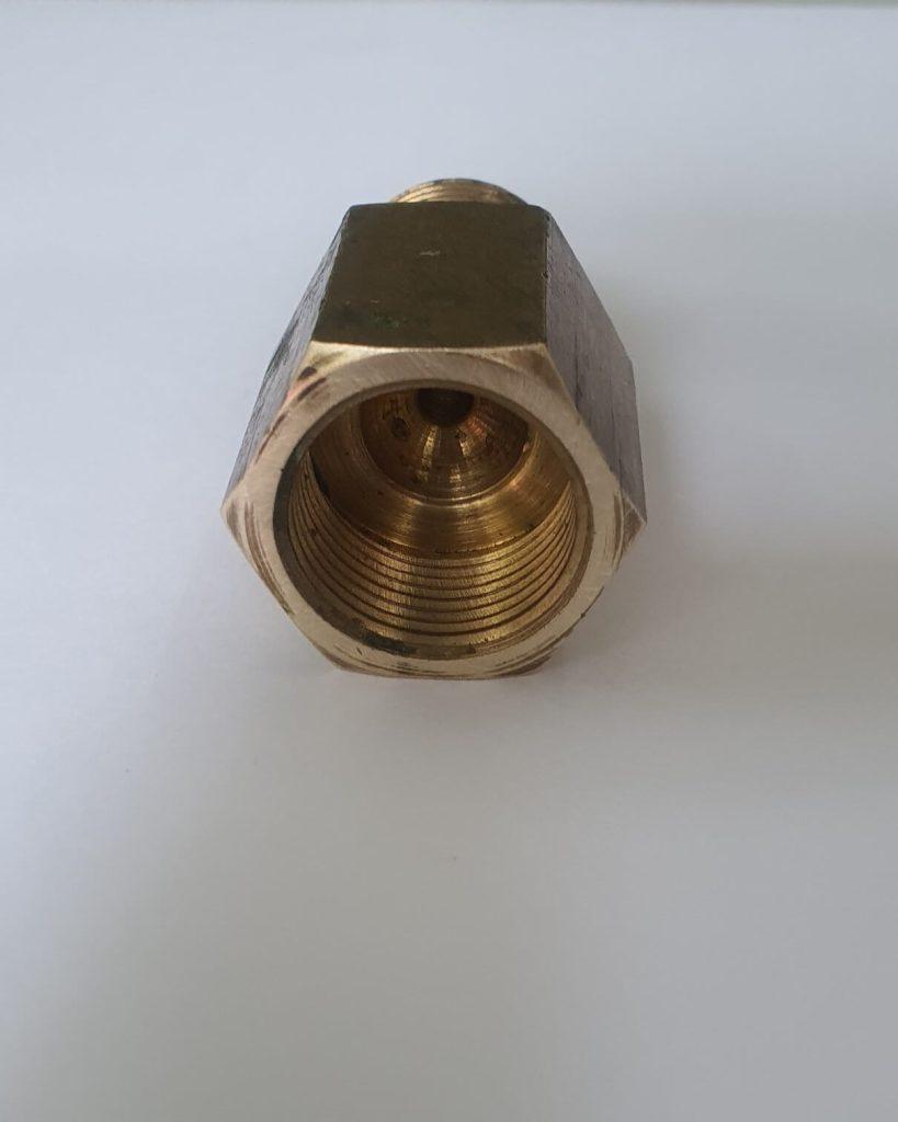 Đầu nối bình khí bằng đồng inox - KỸ THUẬT THẾ GIỚI