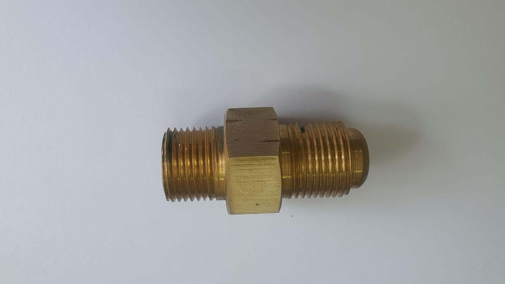 Đầu nối bình khí bằng đồng inox - KỸ THUẬT THẾ GIỚI